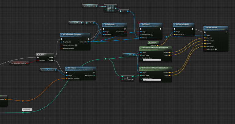Speed up level art by using Splines and Blueprints – Kids With Sticks