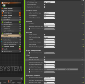How to create Rain in Unreal Engine 4 Niagara – Kids With Sticks